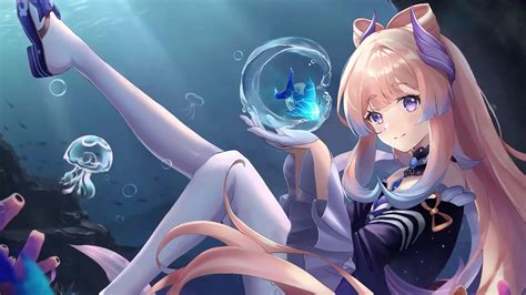 Download Serene Priestess Conjuring Her Magical Power Wallpaper