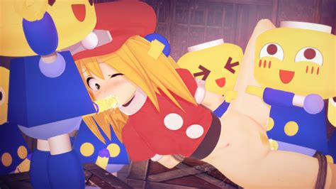 Rule 34 Arms Behind Back Bangs Belly Belly Button Blonde Blonde Hair Blushing Bottomless