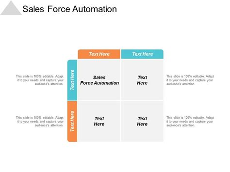 Sales Force Automation Ppt Powerpoint Presentation Infographics Graphics Pictures Cpb