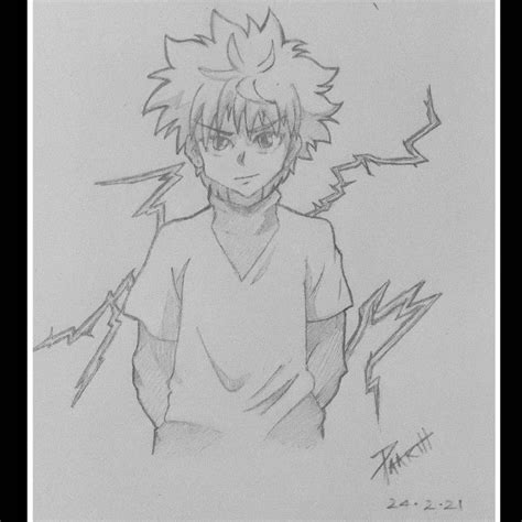 Killua Sketches Anime Art Killua