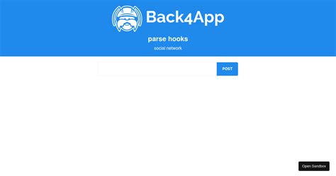 Implement React Parse Codesandbox