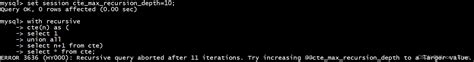 Mysql公共表表达式（common Table Expressions Cte）mysql Cte Csdn博客