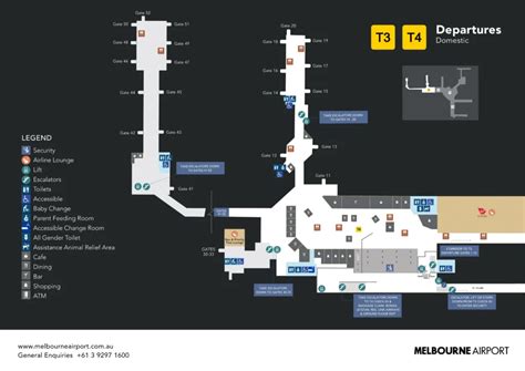 Melbourne Airport Terminal Map 2025 2024 All Maps