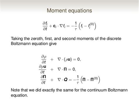 The Lattice Boltzmann Equation Background And Boundary Conditions