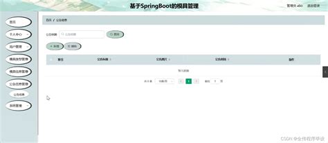 Java计算机毕业设计基于的模具管理（附源码springboot开题论文） Csdn博客