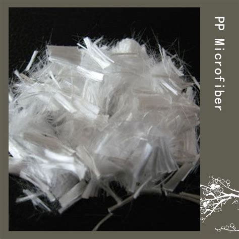 Polypropylene Fiber Pp Microfiber For Plastic Crack Resistance Of