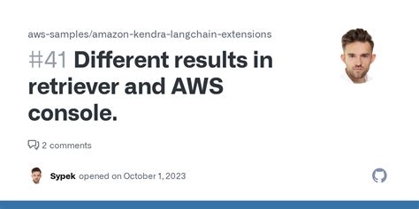 different results in retriever and aws console · issue 41 · aws