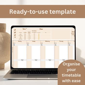 EXCEL Australian Curriculum Public Term Timetable By Welcome To Teaching