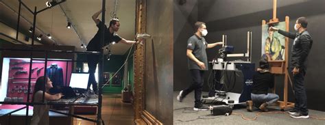 Equipe Do Laboratório Do Instituto Federal Do Rio De Janeiro Faz Análise Em Obras Do Acervo Do