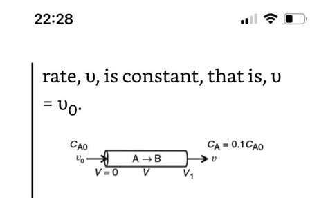 Solved Example 1 2 How Large Is The Reactor Volume Let S Chegg Com