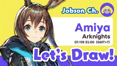 Lets Draw Amiya Our Favorite Bunny Youtube