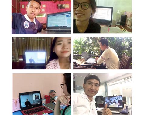 និស្សិតសាកលវិទ្យាល័យអន្តរជាតិ ឌូវី ចូលរៀនវគ្គសិក្សាតាមប្រព័ន្ធអនឡាញ ស្តីពី