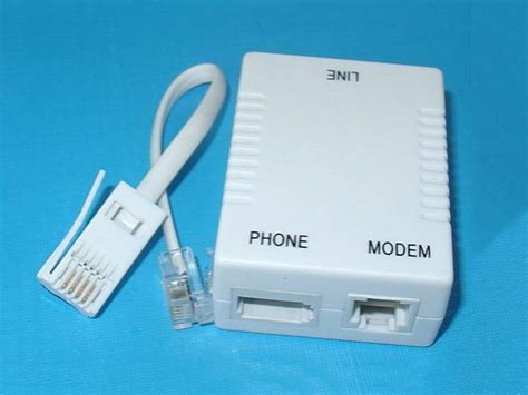 Dsl Filter Splitter Rj11 Modem Accessories Fuxin Electronics