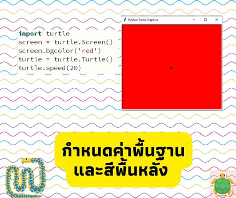 Coding With Python แจกโค้ดวาดรูปธงชาติ ด้วยโมดูลเต่าไพธอน Python Turtle Codingwithpython