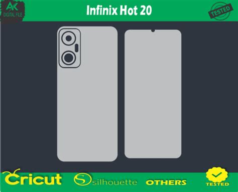 Infinix Zero X Skin Vector Template Ak Digital File