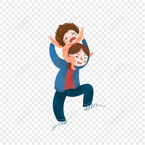 아이와 엄마 Png 일러스트 및 벡터 이미지 무료 다운로드 Lovepik