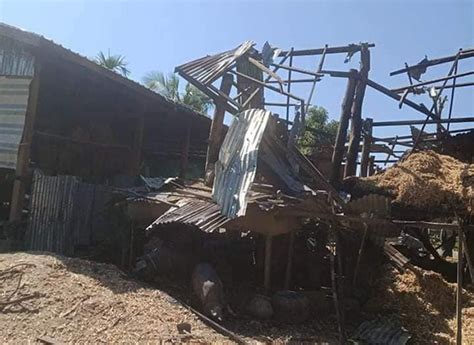 လက်နက်ကြီးထိမှန်ပြီး ညောင်လေးပင်နှင့် ကလေးမြို့တွင် ၁ ဦးသေ၊ ၆ ဦး ဒဏ်ရာရ