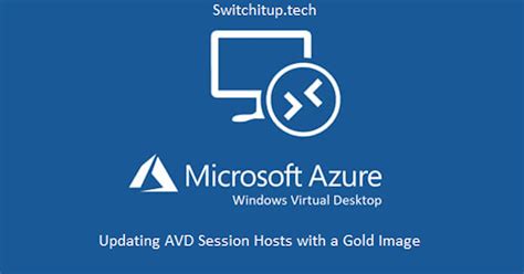 update session hosts with gold image