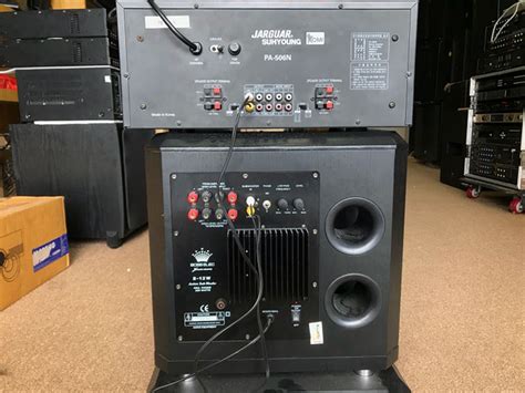 Instructions On How To Adjust And Match The Subwoofer Into A