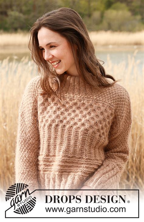 Cracked Walnuts Sweater Drops 235 1 Návody Na Pletení Od Drops Design Zdarma