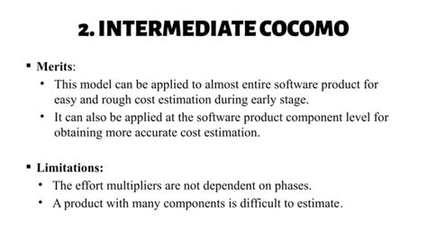 Cocomo Methods For Software Size Estimation Ppt