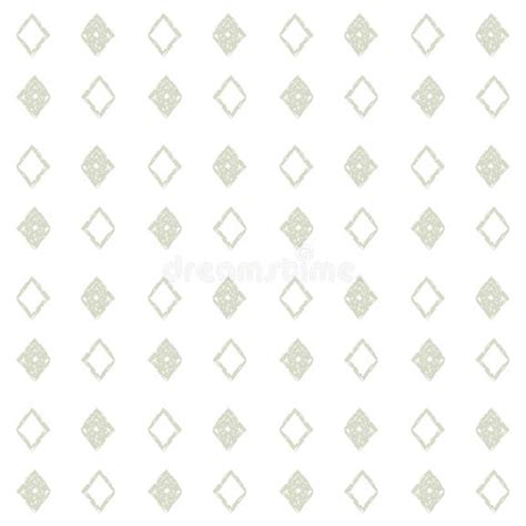 Vector Hand Drawn Diamond Pattern Background Stock Vector