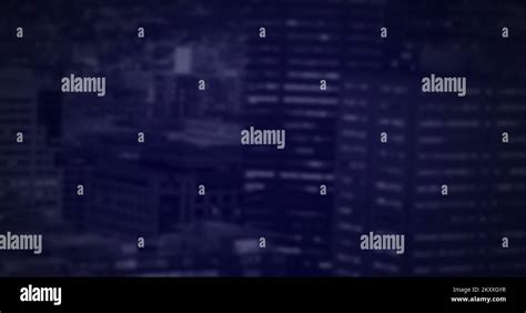 QR Code Scanner With Neon Elements Against Tall Buildings Stock Photo Alamy