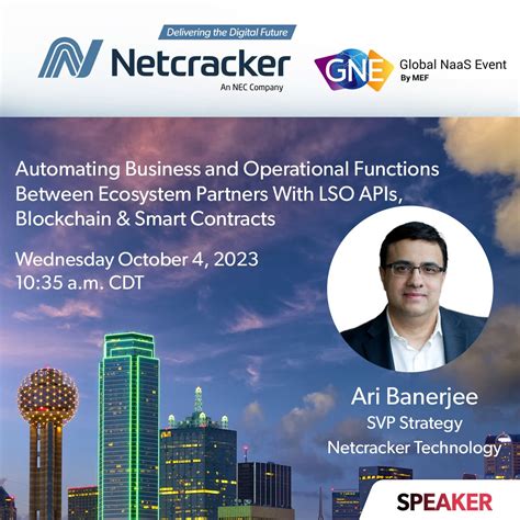 Netcracker Technology On Linkedin Automation Lso Api Blockchain