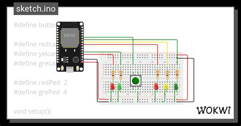 Esp32 Semaforo Wokwi Esp32 Stm32 Arduino Simulator