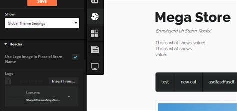 Custom Theme Settings Overview Theme Designer Perspective Knowledge Center