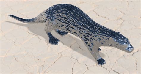 Voronoi Otter By Daniel Oculus Download Free Stl Model