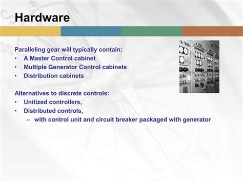Standby Power Systems For Hospitals PPT