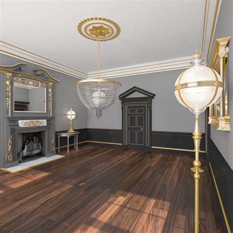 3d Classical Interior Model Turbosquid 1198912