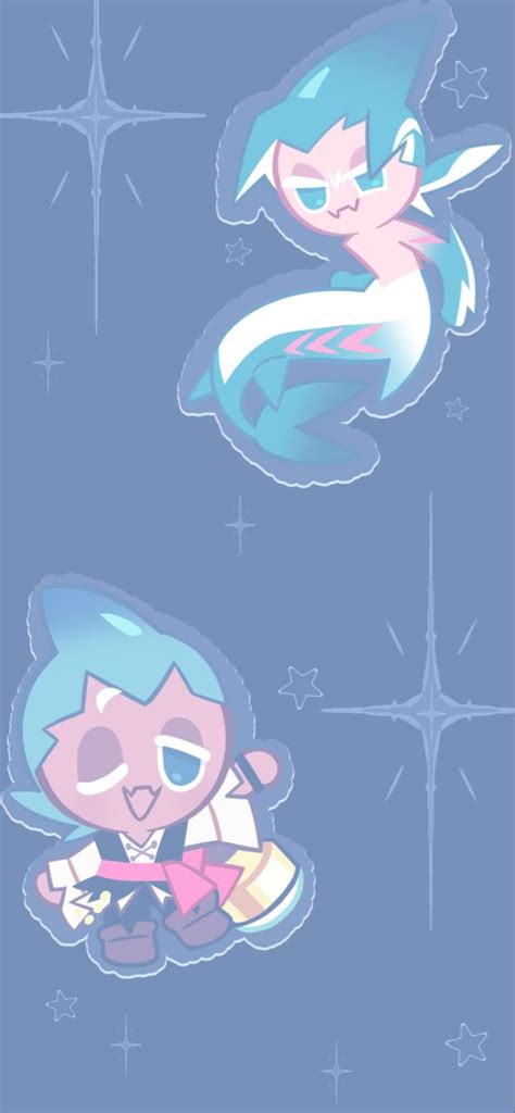 ☆sorbet Shark Cookie Wallpaper☆ Shark Cookies Sorbet Wallpaper