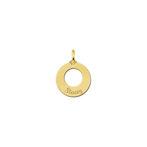 Small Golden Pendant With Name