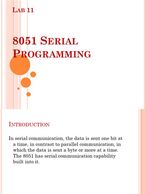 lab 11 8051 serial programming pdf bit computer science