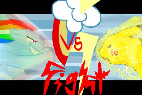 Rainbow Dash Versus Pikachu Fight Sugarcube Corner Mlp Forums