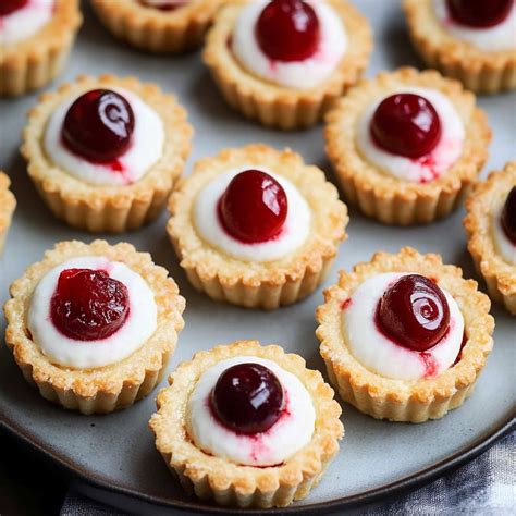 Irresistible Mini Cherry Bakewell Tartlets