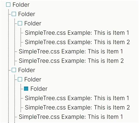 Pure Css Collapsible Tree View Simpletreecss Css Script