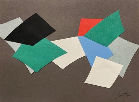 Marcel Barbeau Collage Abstrait 1990 Galerie Leroyer Contemporary