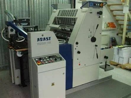 Adast Dominant 715 Single Colour Offset Printing Machine Sheet Fed At Best Price In Ghaziabad