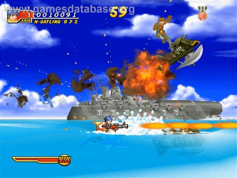 Dolphin Blue Sammy Atomiswave Artwork In Game