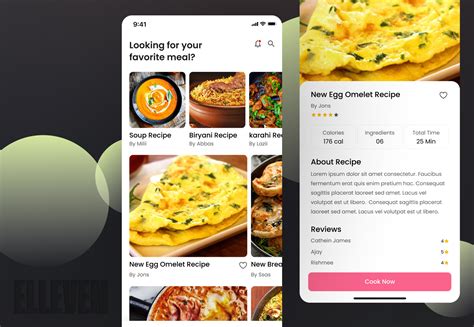 Recipe Finder App By Elle Mahoney On Dribbble