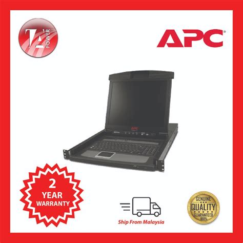 Pre Order Apc Ap Rack Lcd Console With Integrated Port Analog Kvm Switch Shopee