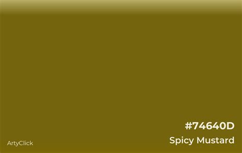 Spicy Mustard Color Artyclick