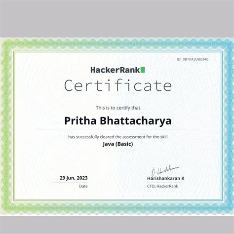 pritha bhattacharya on linkedin java hackerrank