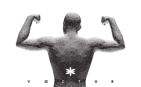진정한 승자로 공중에 두 손을 들고 챔피언 승리와 자유 강한 남자가 손을 들고 스포츠 기호 리더십 또는 운동 보디 빌딩 개념 벡터 그림입니다 인체에 대한 스톡 벡터 아트 및