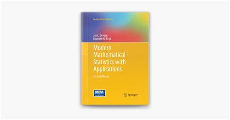 ‎modern Mathematical Statistics With Applications On Apple Books