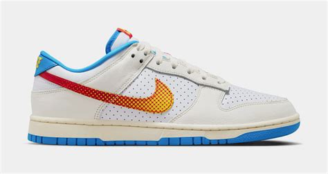 Nike Dunk Low Retro Se Pop Art Mens Lifestyle Shoes Sail University Red