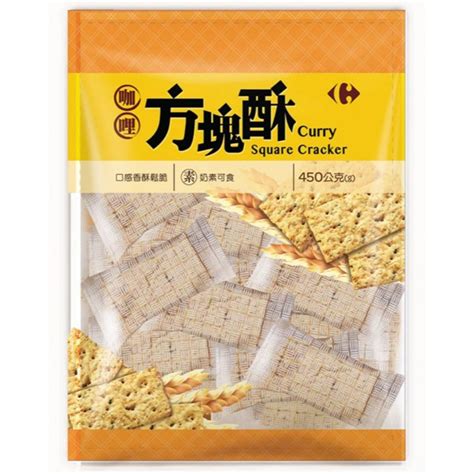 飲品甜點首選家樂福方塊酥450g 原味 黑糖 咖哩 海苔 夾心酥400g 檸檬 香芋 花生 藍莓 巧克力 奶素可食 蝦皮購物
